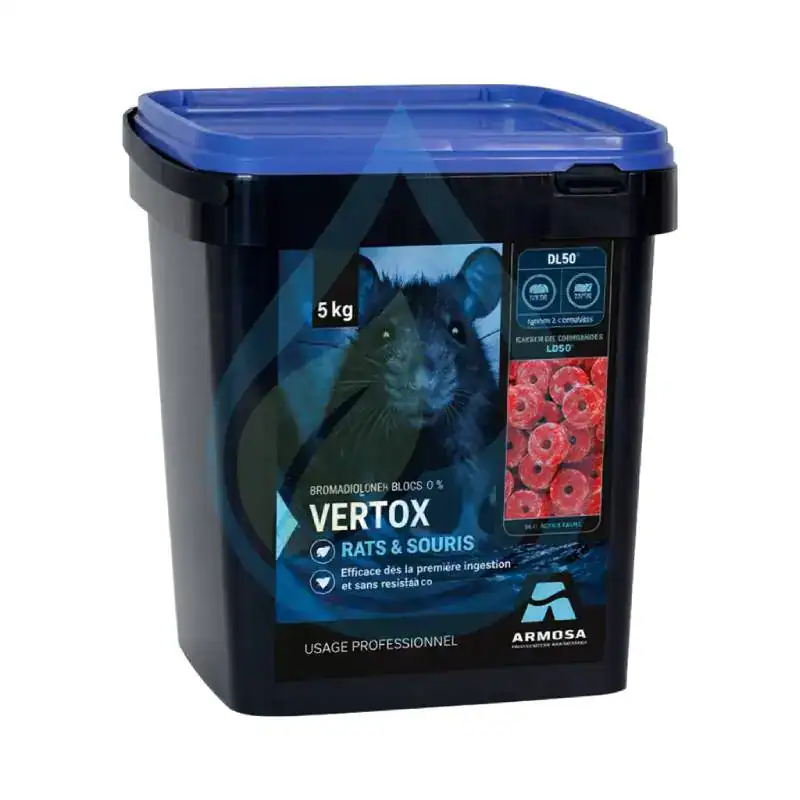 Viryl 5 kg | Raticide 3 Céréales Brodifacoum Rats et Mulots